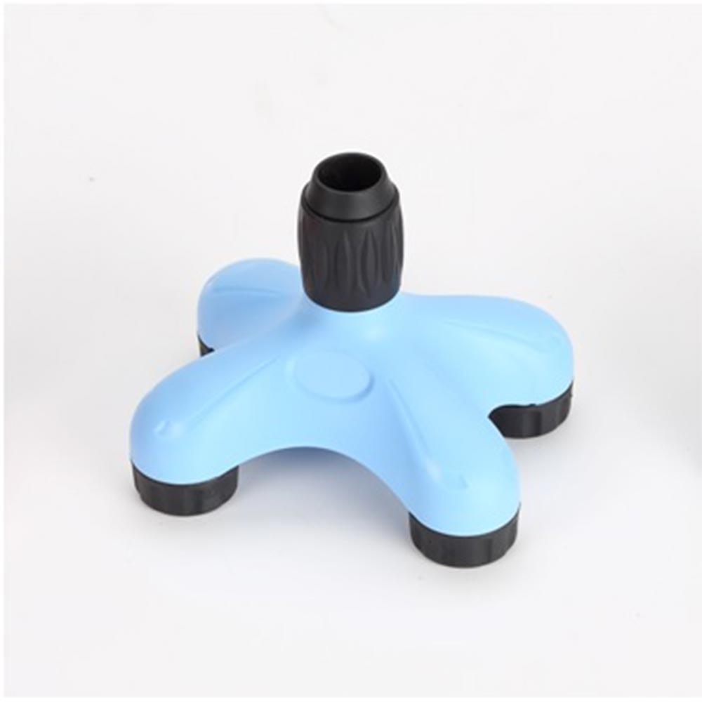 CaneCraft Small Base Plastic Quad Base, Blue