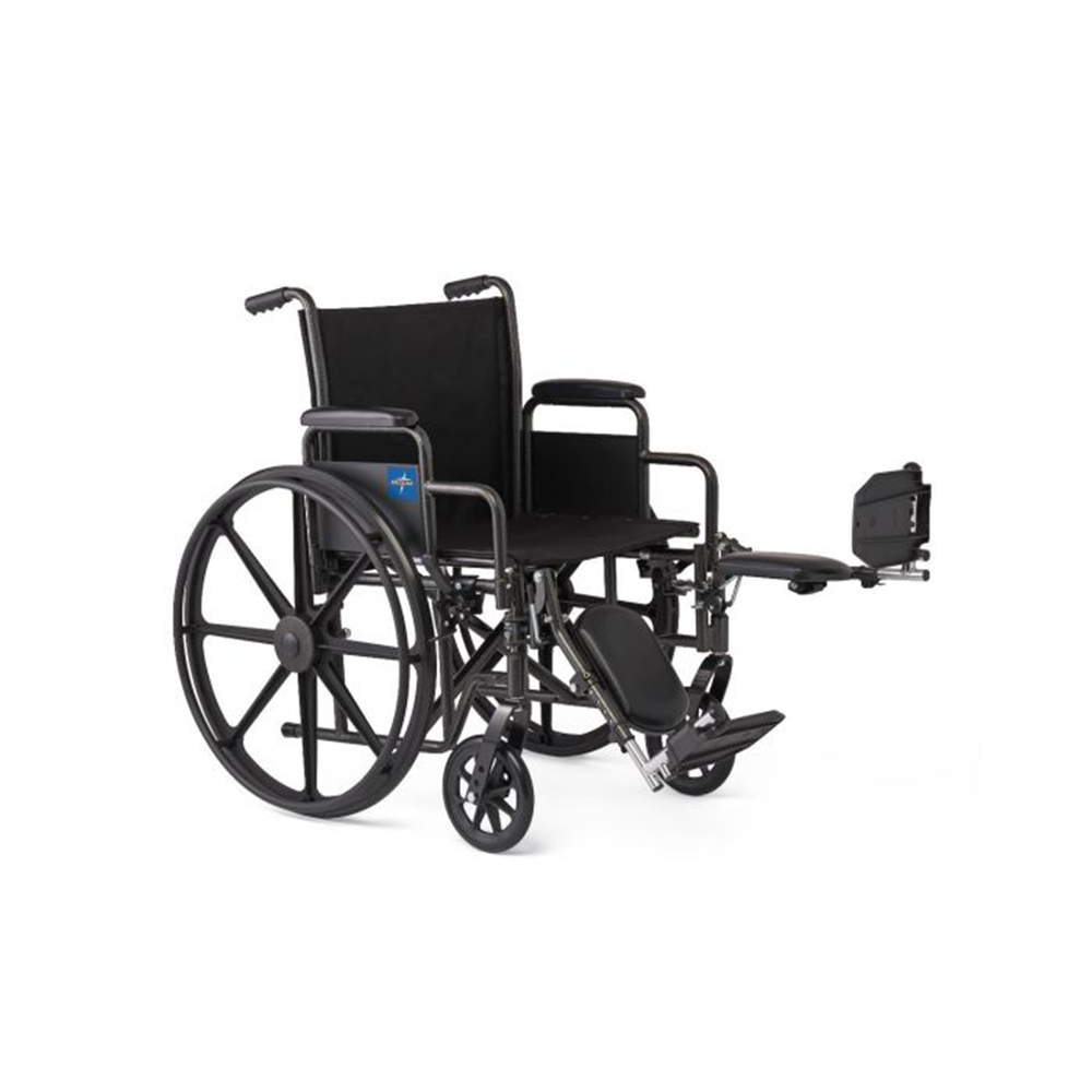 K1 Wheelchair, 18" Swing Back Desk Length Arms, ELR