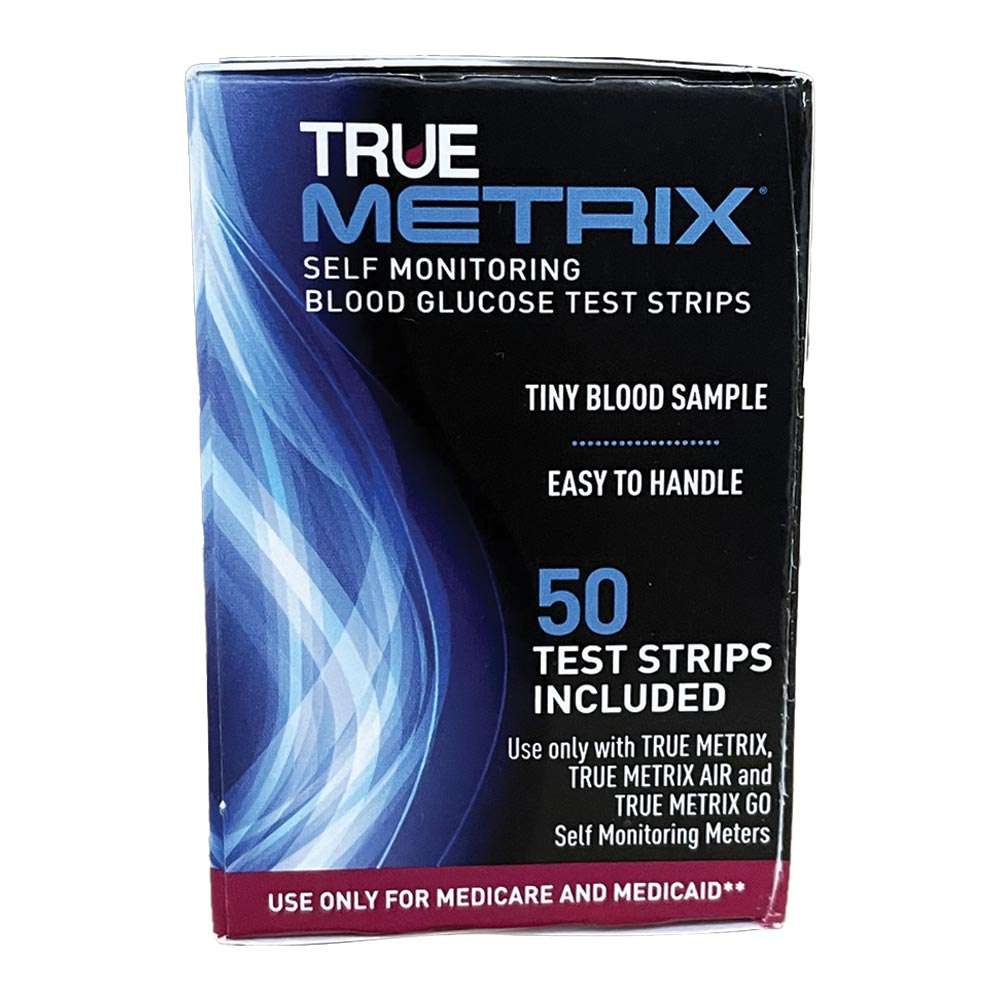 True Metrix Blood Glucose Test Strips 50 - Trividia